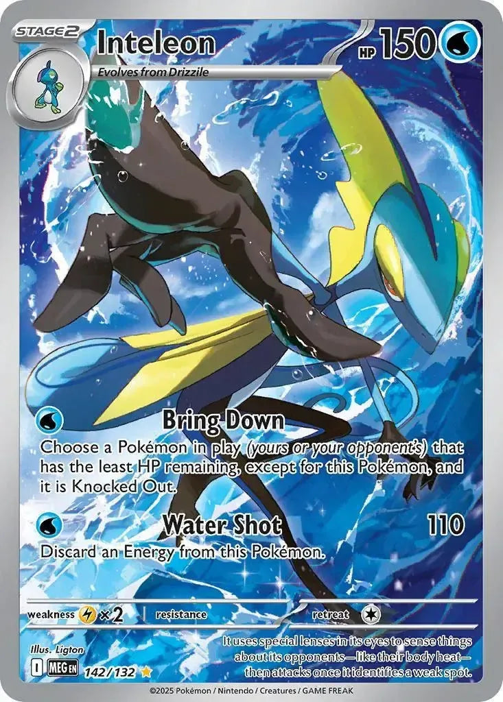 Pokemon TCG Inteleon 142/132 - Mega Evolution – Pokebundles Ireland